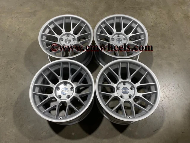 19& STROM STR2 RC ULTRA CONCAVE Alloy Wheels Quartz Silver BMW E60 E61 ...