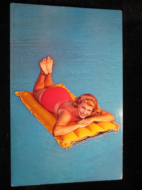 Bathing Beauty Original Risque Sexy Girl Woman Pin Up Vintage Bikini