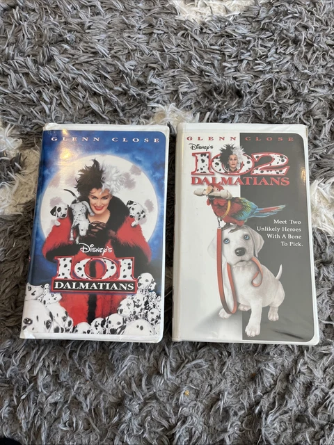 101 DALMATIANS AND 102 Dalmatians VHS Bundle $7.50 - PicClick