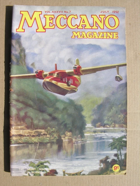 1952 MECCANO MAGAZINE July Short Sealand, Robert Mushet, Festiniog ...