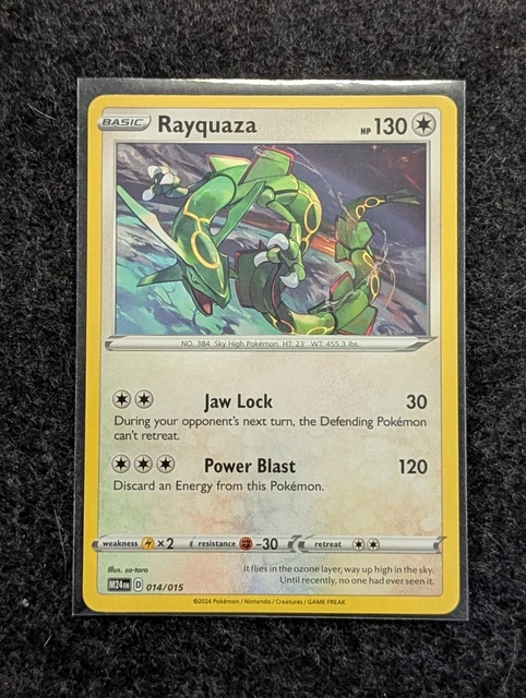 POKÉMON TCG CARDS McDonald’s 2025 - Rayquaza 014/015 Australia Promo McDonald's $4.99 - PicClick AU