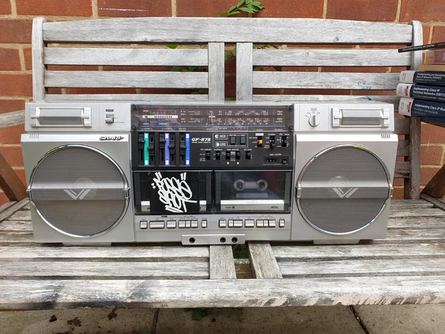 SHARP GF 575 Ghetto Blaster Stereo Boombox Working Read Description £300.00 - PicClick UK