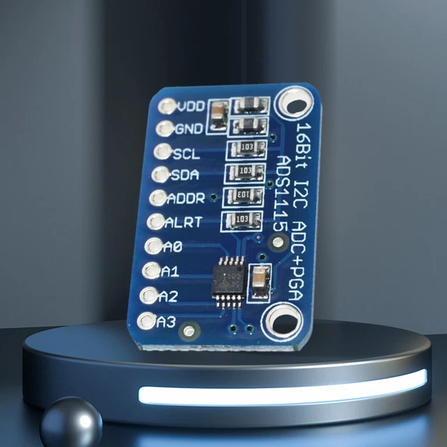 ADS1115 4 CHANNEL Analog-to-Digital ADC Converter I2C for Arduino ...