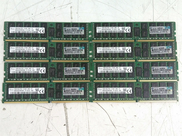LOT OF 8 SK Hynix HMA42GR7MFR4N-TF 2Rx4 PC4-2133P-RA0-10 DDR4 16GB ...