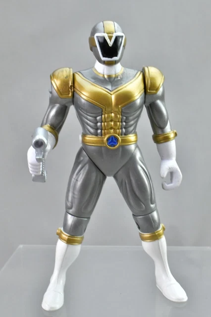 VINTAGE BANDAI POWER Rangers Lightspeed Rescue Titanium Ranger 5" 1999 ...