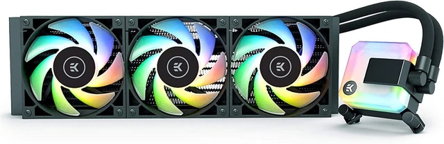 EK AIO 360MM, D-RGB All-in-One CPU Cooler 120mm Fan Intel 115X/1200/ ...