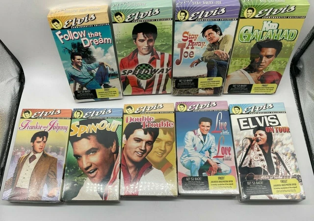 LOT OF 9 Elvis Presley Commemorative Collection VHS SEALED (Spinout ...