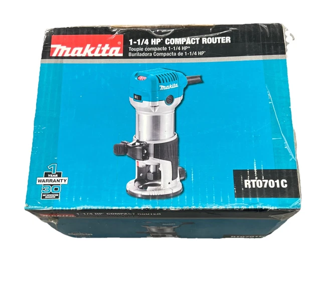 NEW MAKITA RT0701C 1-1/4 HP Compact Router SHIPS FREE! $109.99 - PicClick