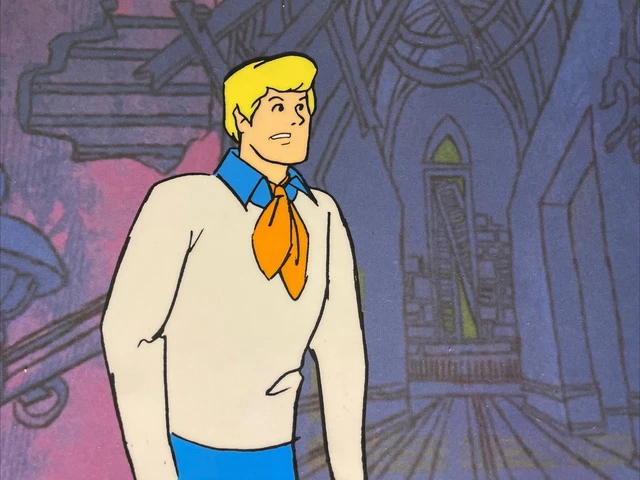 SCOOBY-DOO ANIMATION CEL 1972 Vintage Cartoons Production Art HANNA ...