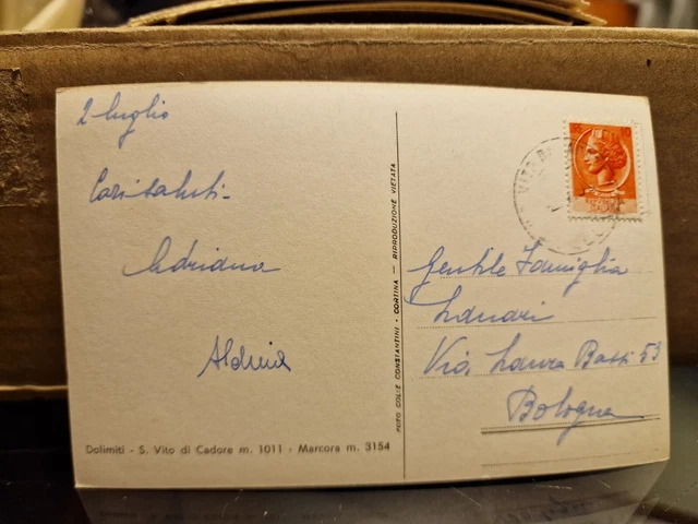 CARTOLINA RIFUGIO RISTORANTE Stazione Funivia Faloria 1951 AR1574 EUR 4 ...