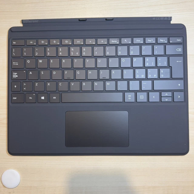 MICROSOFT SURFACE PRO X QWERTY Keyboard - Black - Qwerty Spanish ...