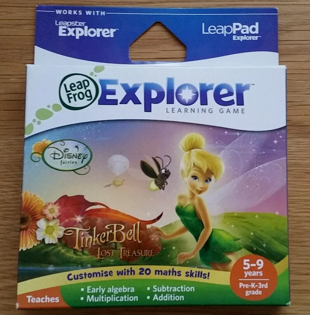 LEAPFROG TINKERBELL LOST Treasure Maths Spiel Leappad 1 2 Ultra ...