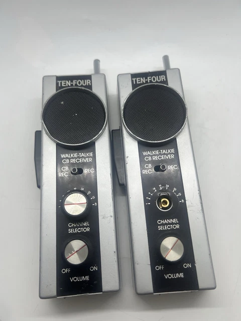 TEN FOUR 2 Walkie Takies And CB recievers Unit Only Tested Vintage Y2K ...