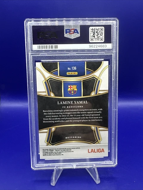 2023-24 PANINI SELECT La Liga #136 Lamine Yamal Rookie Rc Psa 10 $70.08 ...