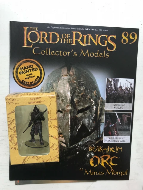 SEIGNEUR DES ANNEAUX COLLECTION Modèles De 89 Beak-Helm Orc Eaglemoss ...