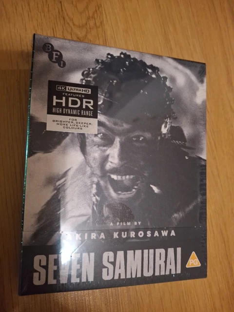 SEVEN SAMURAI- BFI 4K UHD Blu Ray- Limited Edition- Akira Kurosawa- NEW ...