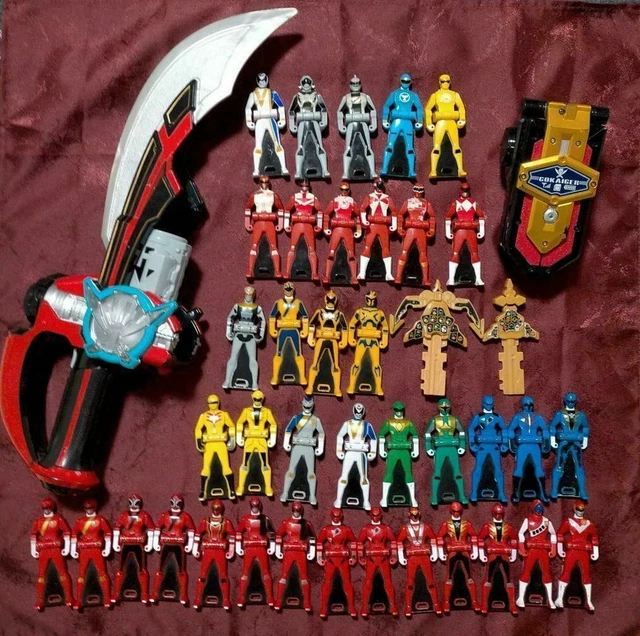 POWER RANGERS SUPER Megaforce Gokaiger DX Mobilates Saber Key 41p Set ...