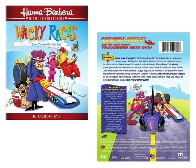WACKY RACES (1968): The COMPLETE Animated TV Season Series - NEW US Rg1 ...