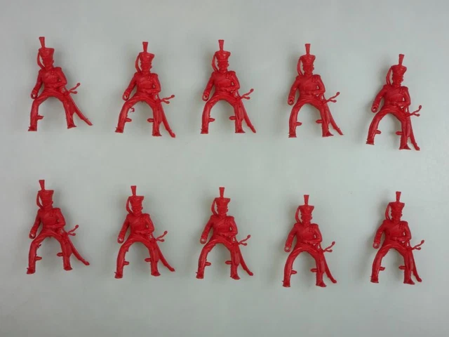 TOYWAY TIMPO WATERLOO 10 Britische Kavallerie Reiter 1/32 122016 EUR 11 ...