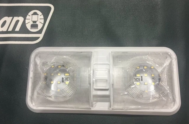 COLEMAN FLEETWOOD POP Up Camper Led Replacement Double Dome Light EUR ...