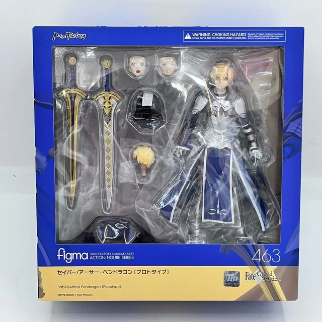 FIGURA PROTOTIPO FIGMA Fate/Grand Saber Arthur Pendragon #463 Max usata ...