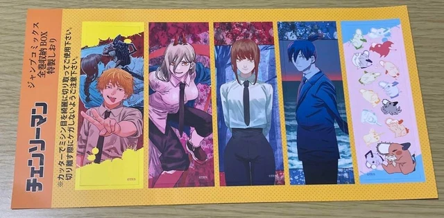 :CHAINSAW MAN SPECIAL Bookmark Denji Power Makima Aki Pochita EUR 54,13 ...
