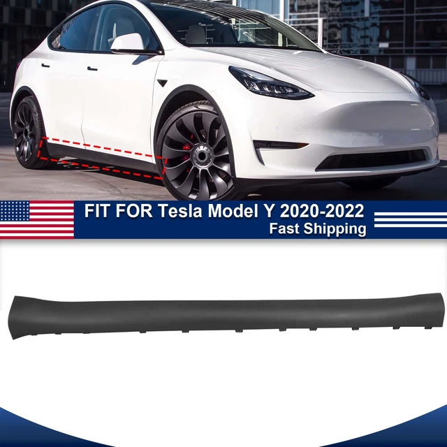 FOR TESLA MODEL Y Door Side Skirt Molding Lower Rocker Panel Right ...