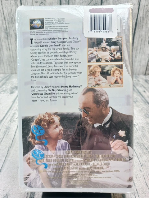 NOW AND FOREVER - The Shirley Temple Collection (VHS, 1996, MCA, Color) New £5.72 - PicClick UK