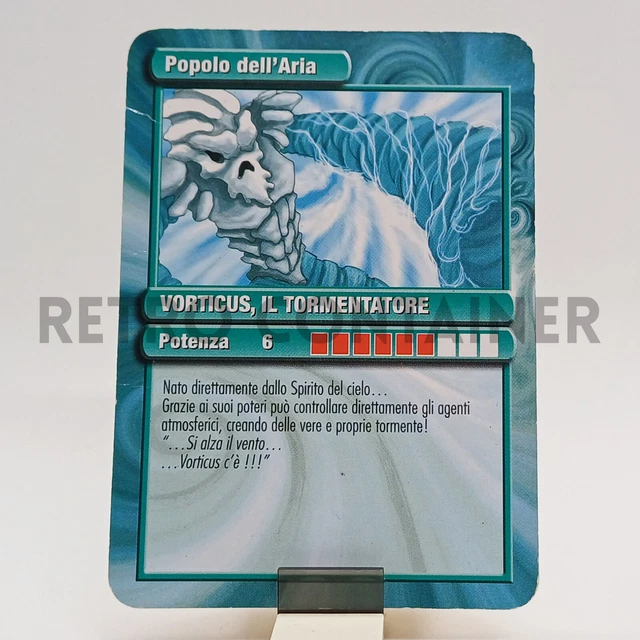 GORMITI VINTAGE - Card Prima Seconda Serie - Vorticus il Tormentatore ...