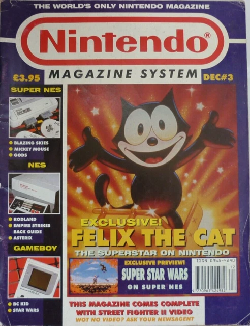 NINTENDO MAGAZINE SYSTEM. Issue 3 Dec 1992. - Missing centre pages x 4 ...