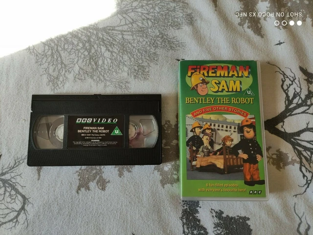 FIREMAN SAM - Bentley The Robot - Rare Vhs Video £9.95 - PicClick UK