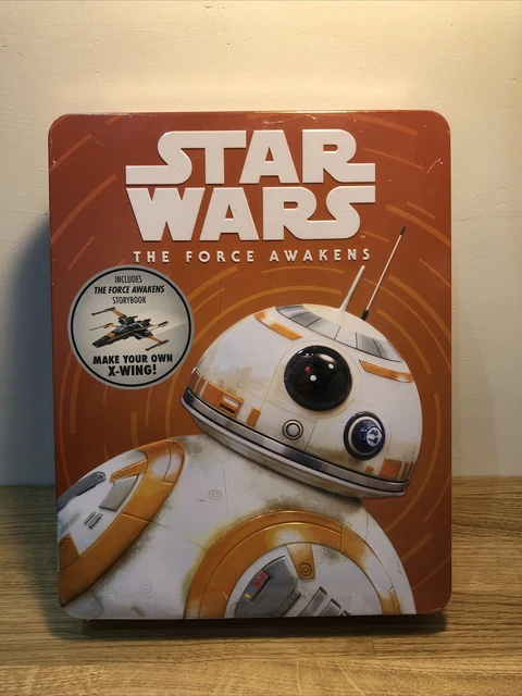 DISNEY STAR WARS The Force Awakens BB8 Tin Make Your Own X-Wing New ...