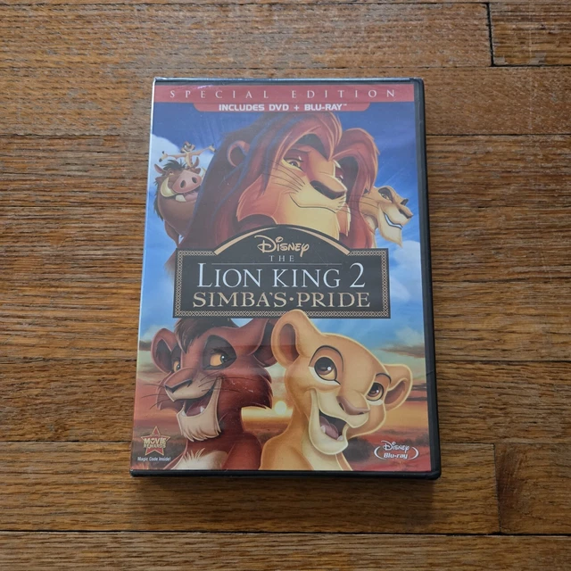 THE LION KING II: Simba's Pride (Two-Disc Blu-ray/DVD Combo in DVD New ...