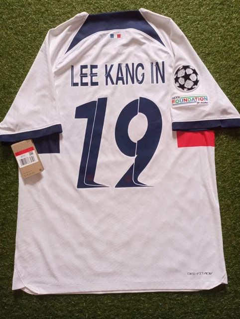 MAILLOT PSG PARIS Saint Germain Away ADV 2023-2024 UCL KANG IN LEE EUR ... MAILLOT PSG PARIS Saint Germain Away ADV 2023-2024 UCL KANG IN LEE EUR ...