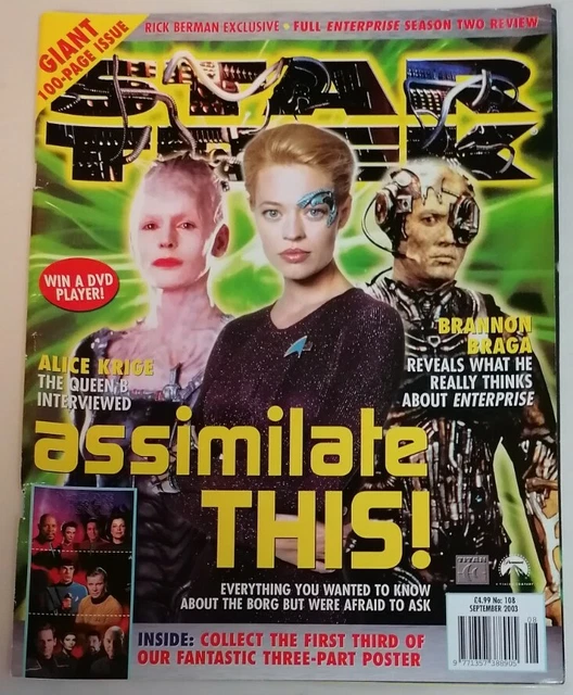 MAGAZINE - OFFICIAL Star Trek Monthly Magazine Issue No #108 September ...