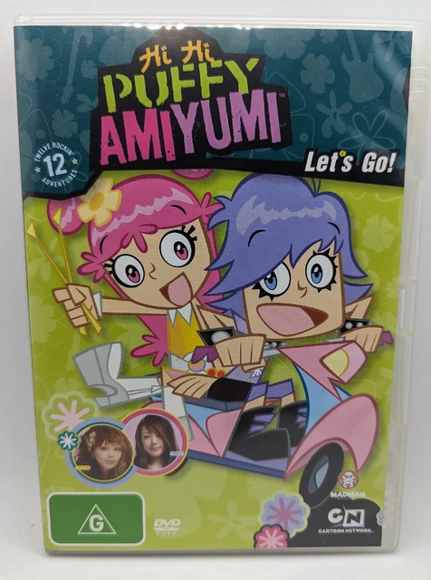 HI HI PUFFY AmiYumi Let's Go! DVD With CN Sticker Sheet FREE POST $15.00 - PicClick AU