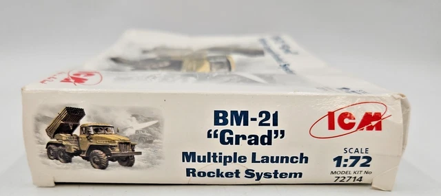 ICM 1:72 BM-21 Grad Multiple Launch Rocket System Model Kit 72714 New £ ...