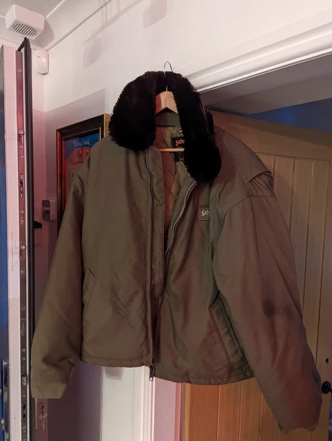 RARE SCHOTT NYC security jacket cordura dupont holofill XL £52.72 ...