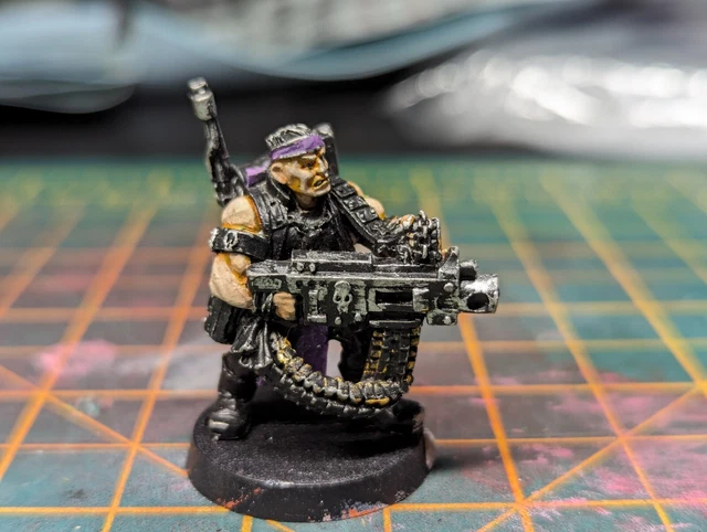 NECROMUNDA HOUSE ORLOCK Heavy With Heavy Bolter 8101D, Metal, 1995 £8. ...