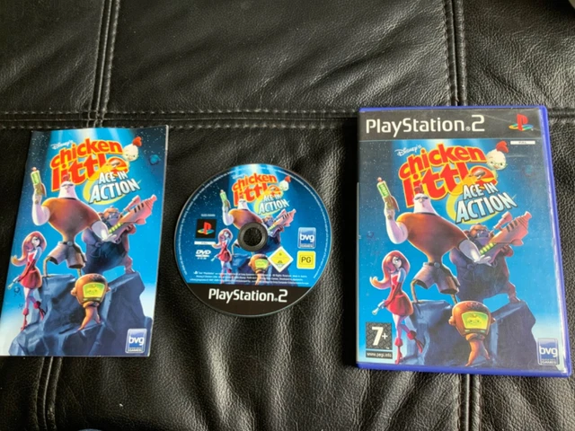 DISNEYS CHICKEN LITTLE ACE IN ACTION for the Playstation 2 PS2 tested ...