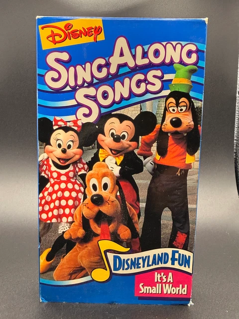 DISNEY SING ALONG Songs Disneyland Fun VHS Movie £2.73 - PicClick UK