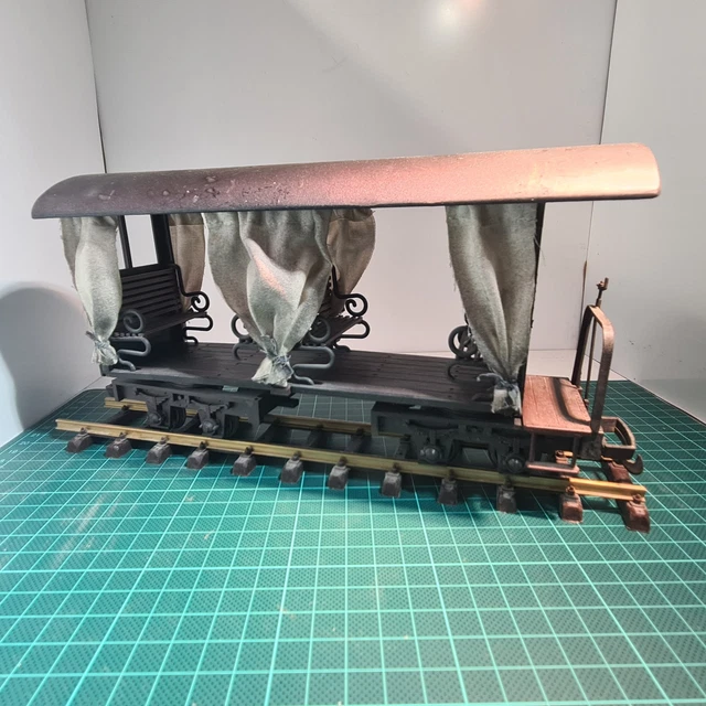 REGNER RSSB FELDBAHN Spurweite 30 mm Museumswagen mit Dach 1:22,5 für ...