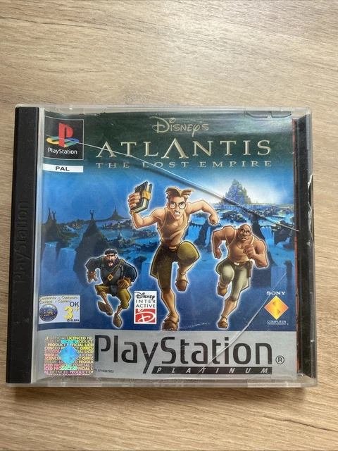 DISNEY'S ATLANTIS: THE Lost Empire Platinum PS1 Game + Original Box ...