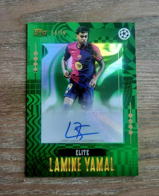LAMINE YAMAL AUTO /99 Elite Gold 2024-25 UCC EUR 699,00 - PicClick DE