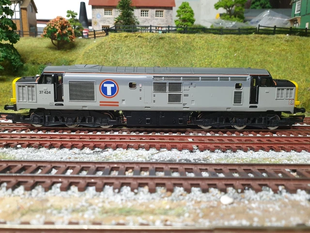HORNBY R327 CLASS 37 Diesel Trans Rail Livery 37424 £42.99 - PicClick UK