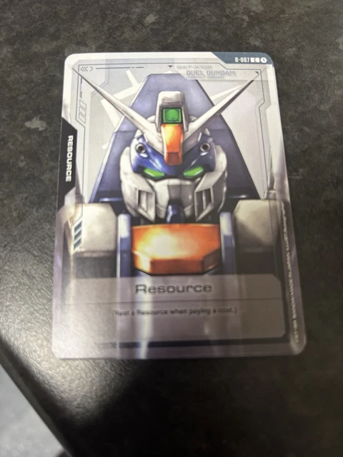 GUNDAM CARD GAME GD01-R-007 Resource Card Newtype Rising English Duel Gundam £1.13 - PicClick UK
