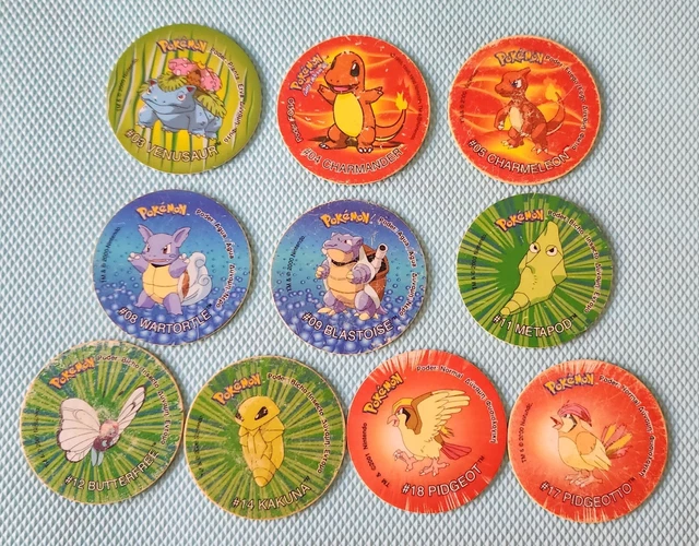 POKÉMON TAZOS Pepsico MATUTANO lays año 2000 pogs lot #1 NINTENDO EUR ...