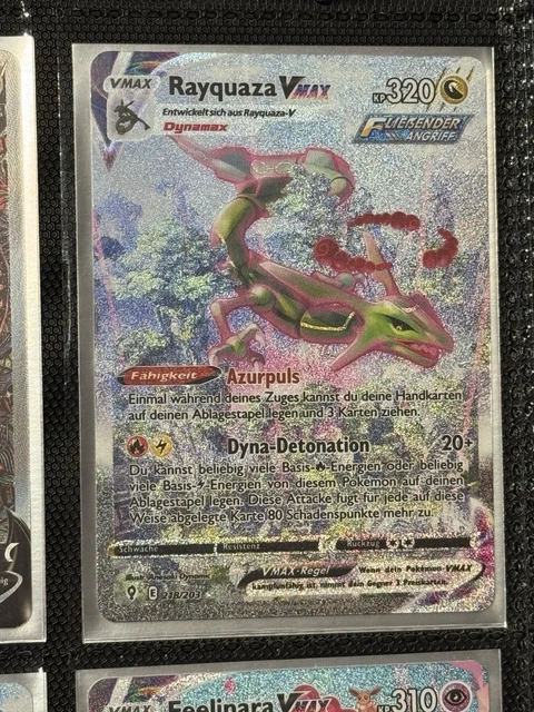 RAYQUAZA VMAX ALT Art Pokémon Karte Drachenwandel Deutsch EUR 700,00 ...