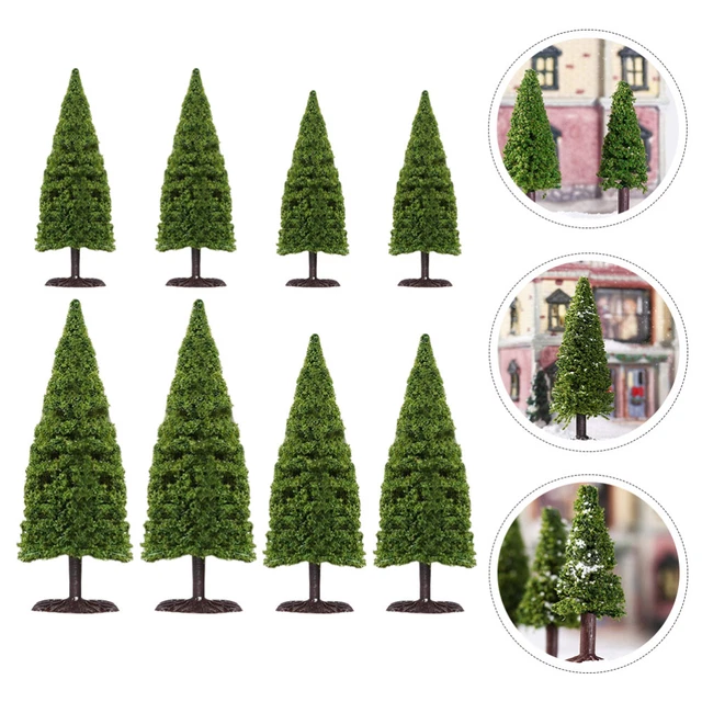 8PCS MINIATURE LANDSCAPE Trees Micro Landscape Plants Train Trees £9.48 ...