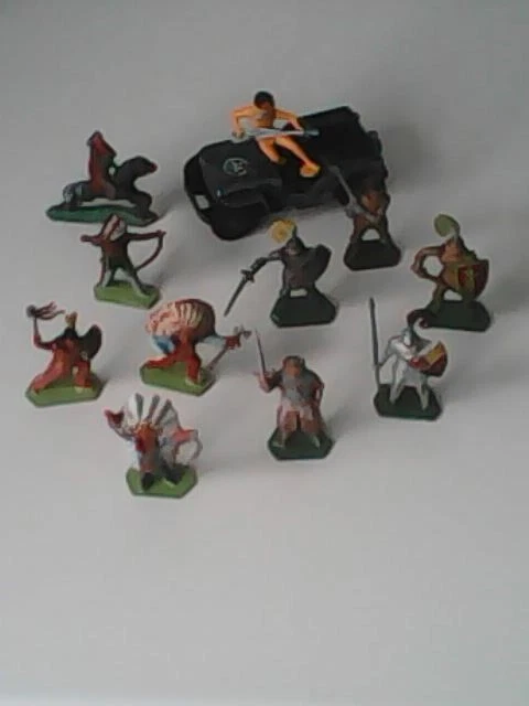 VINTAGE BRITAINS LONE Star Medieval Knights Harvey Series and Red ...
